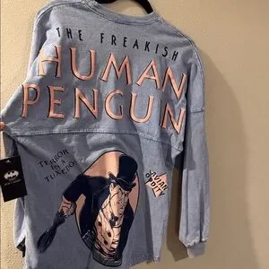 SPIRIT JERSEY | Tops | Nwt Penguin Batman Spirit Jersey Dc Comics ...